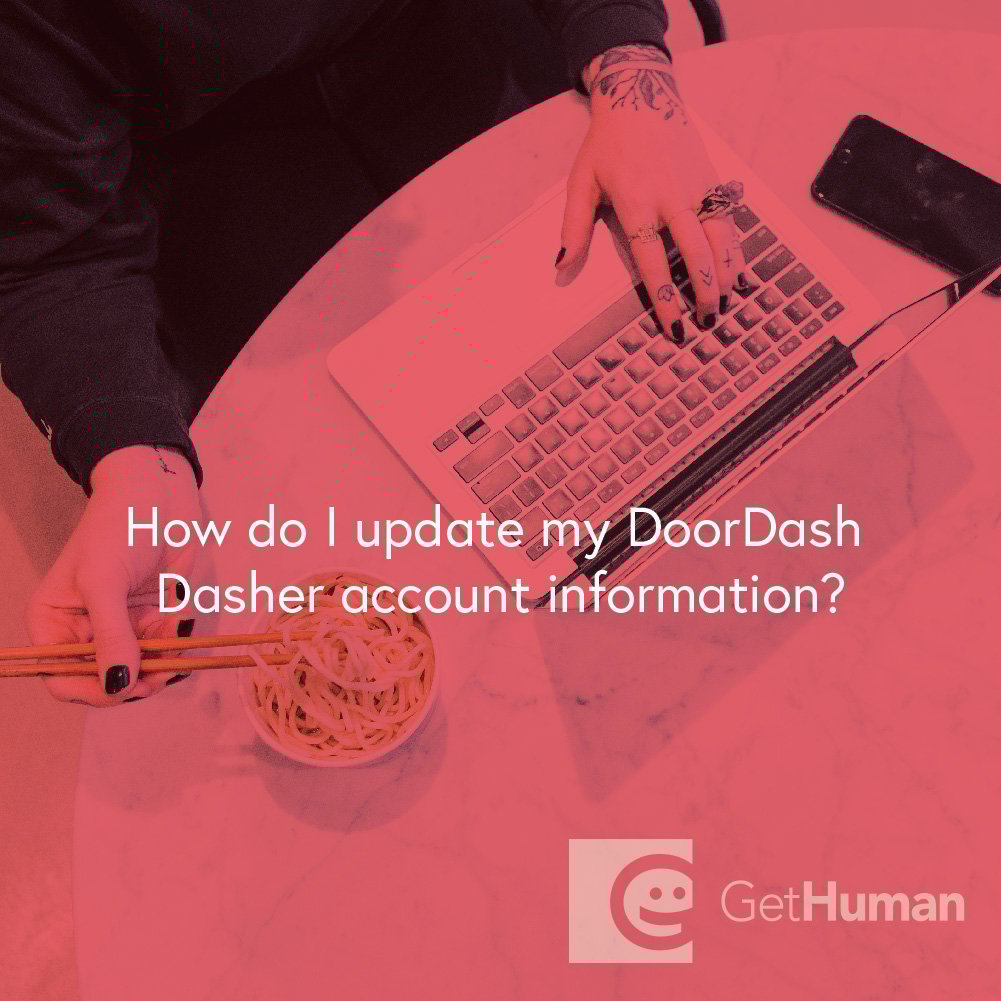How Do I Update My Doordash Dasher Account Information 